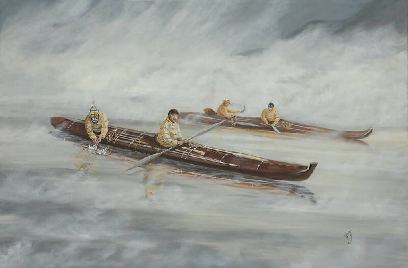 Subsistence fishing, Alaska Native art, salmon, smoked fish – Collective49