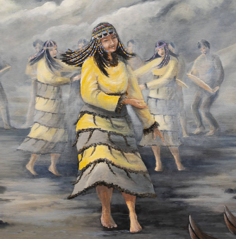 Alaska Native Art, Aleut dancers, Alutiiq Dancers, Native Regalia ...